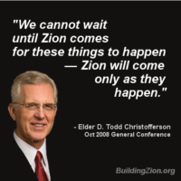 The LDS definition of Zion. | Building Zion